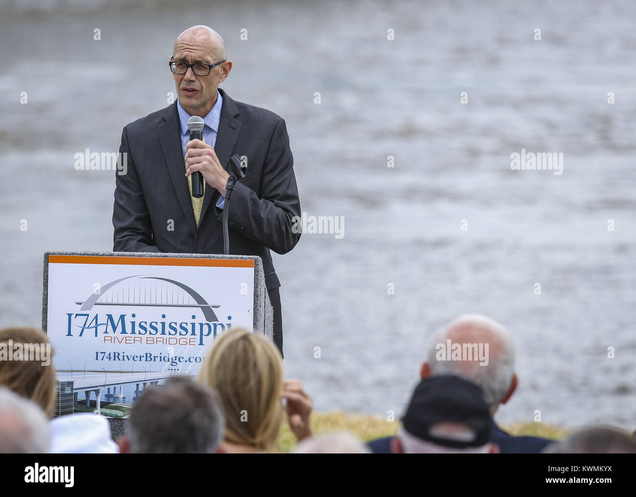 Bettendorf, Iowa, USA. 26th June, 2017. Iowa DOT Director Mark Lowe ...