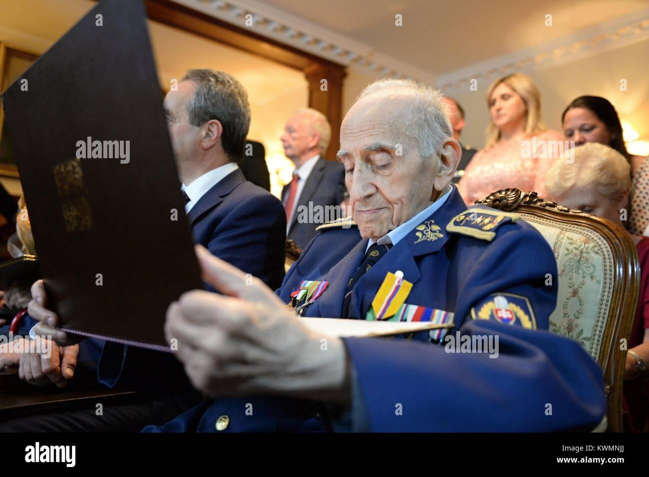 ***FILE PHOTO FROM JUNE 16, 2017*** Ivan Otto Schwarz, one of the last ...