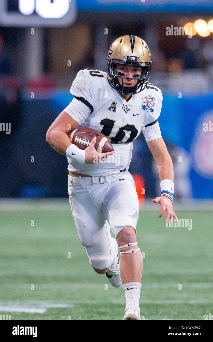 Atlanta, GA, USA. 1st Jan, 2018. UCF Knights quarterback McKenzie ...