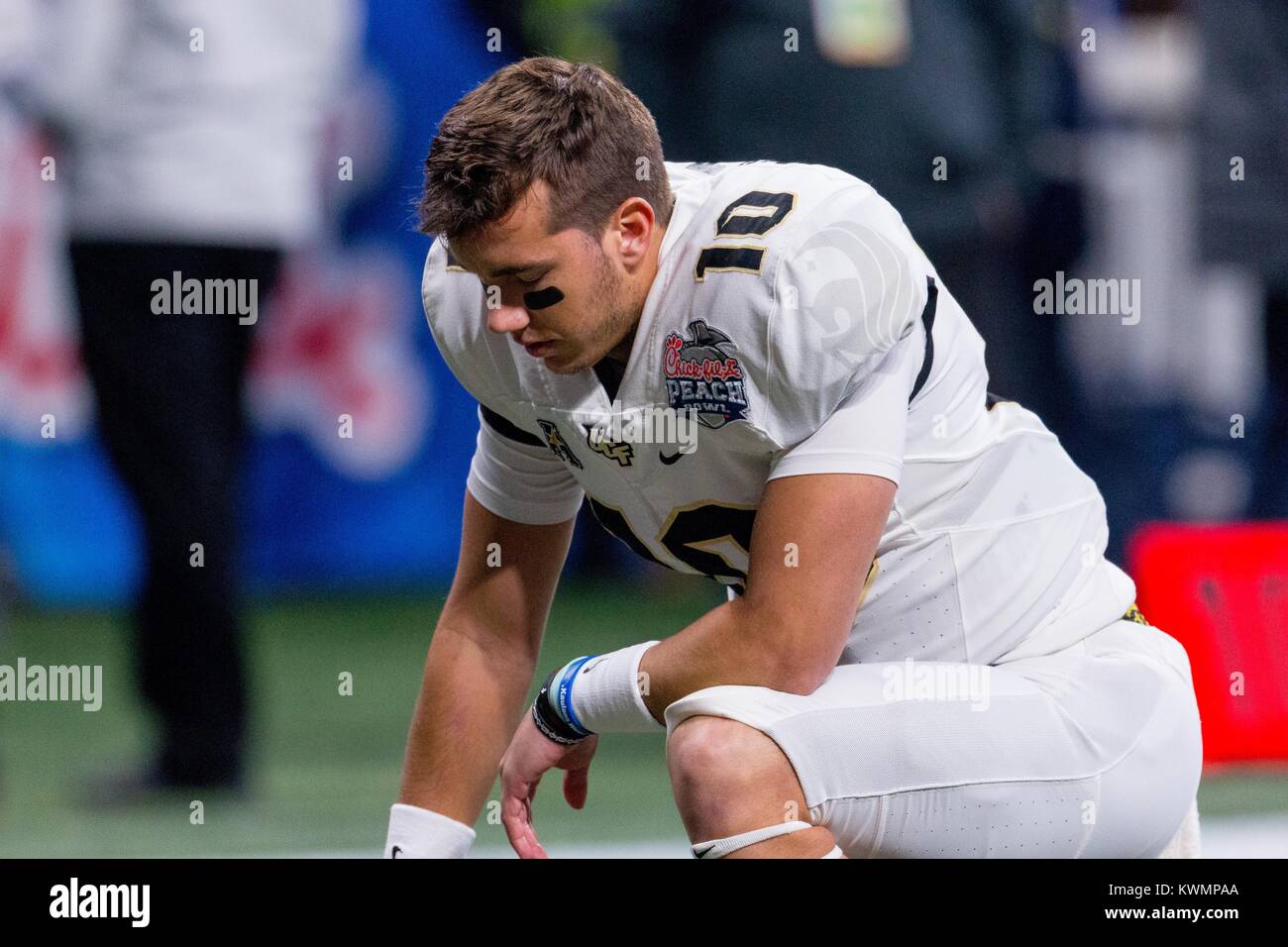 Atlanta, GA, USA. 1st Jan, 2018. UCF Knights quarterback McKenzie ...