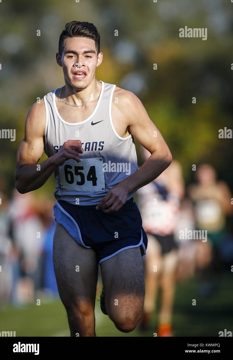 Bettendorf, Iowa, USA. 20th Oct, 2016. Pleasant Valley junior Anthony ...