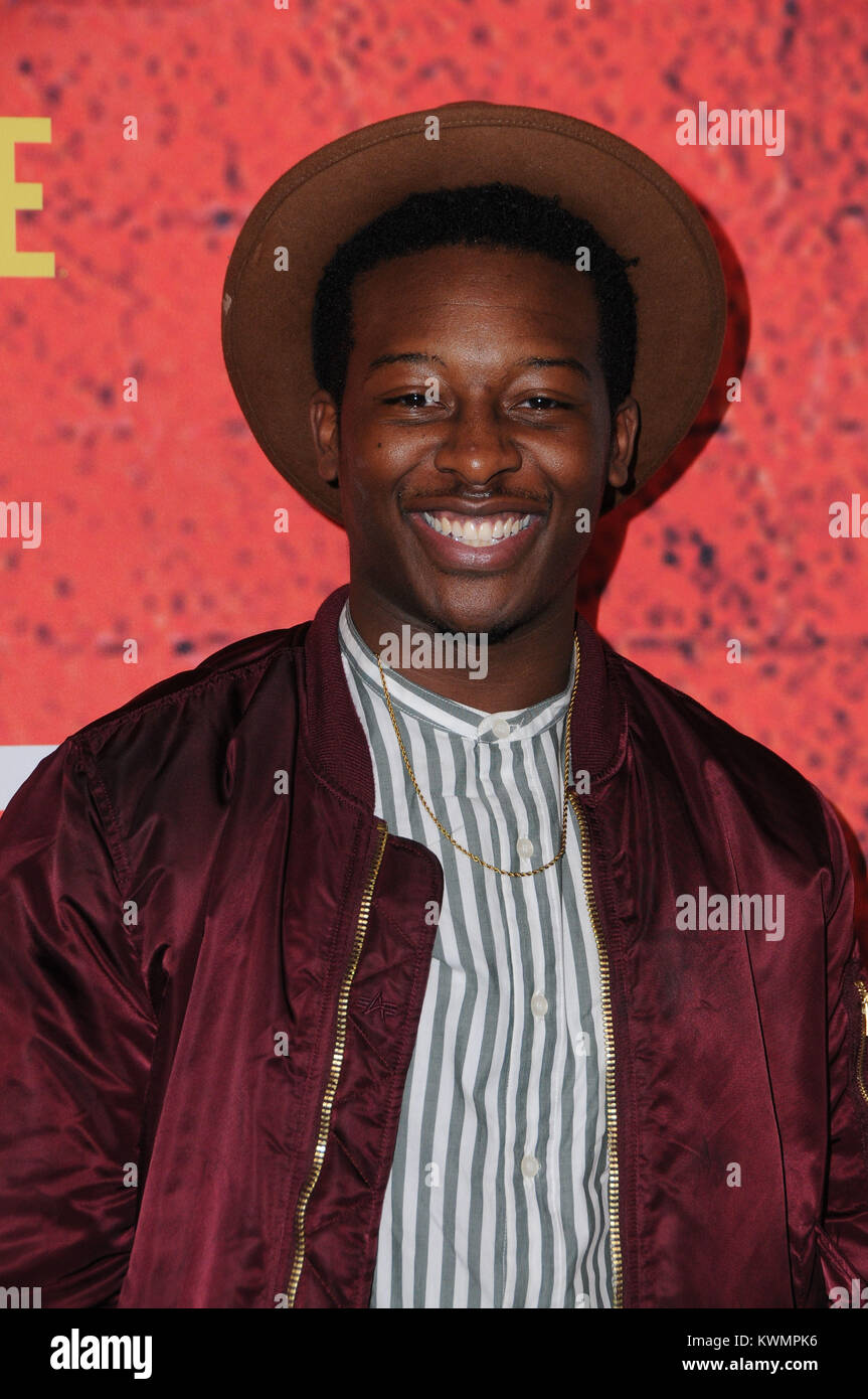 Los Angeles, California, USA. 3rd Jan, 2018. Brandon Michael Hall at ...
