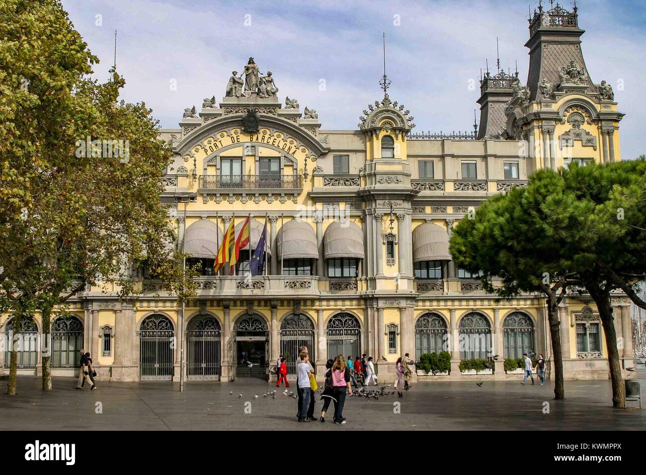 Barcelona, Catalonia, Spain. 19th Oct, 2004. The Old Customs Building ...