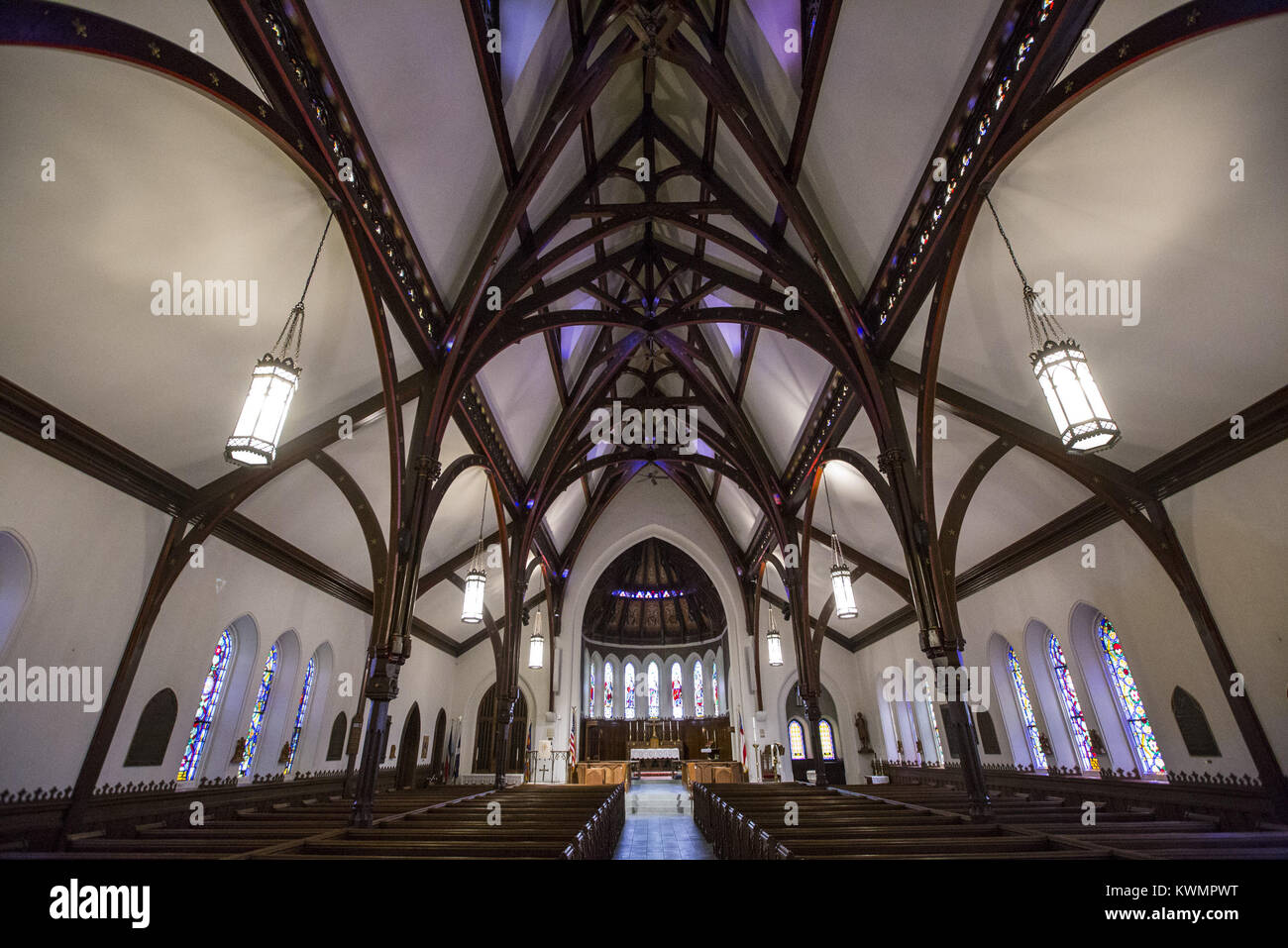 Davenport, Iowa, USA. 30th May, 2017. The inside of Trinity Episcopal ...