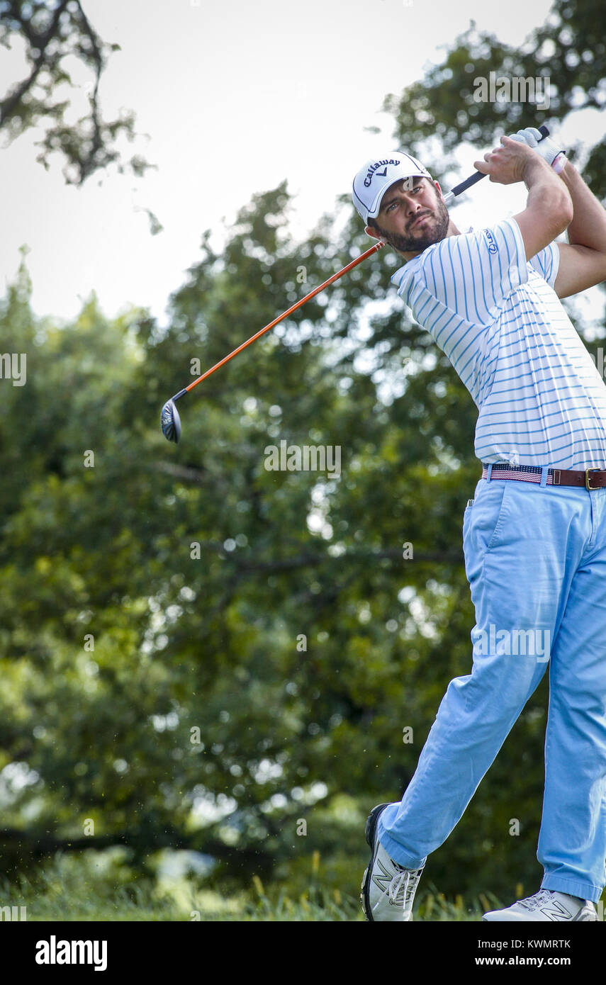 Davenport, Iowa, USA. 13th Aug, 2016. Professional Golfer Wesley Bryan ...