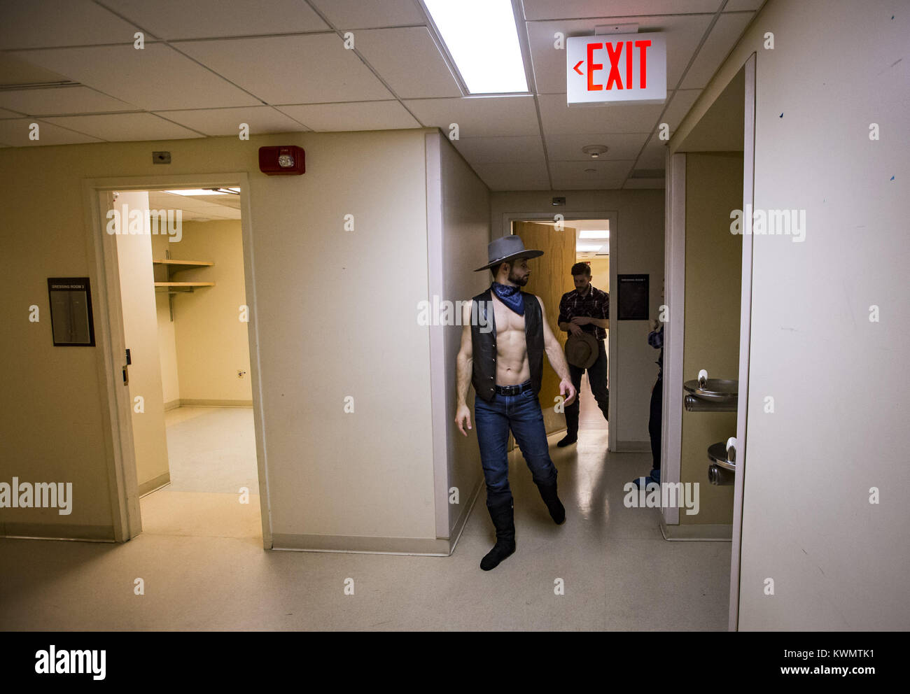 Davenport, Iowa, USA. 1st Apr, 2017. Quad-City Branson Bice exits the ...