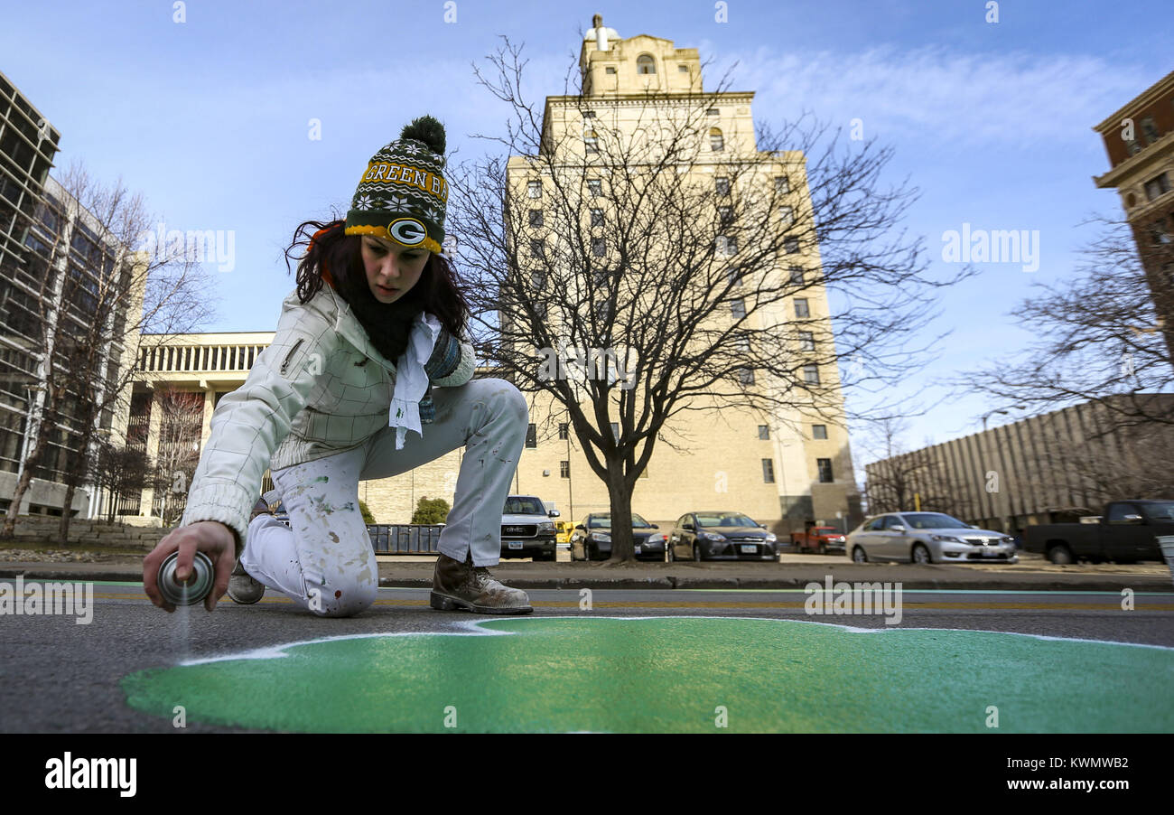 Davenport, Iowa, USA. 12th Mar, 2017. Justine Goulder of Bettendorf ...