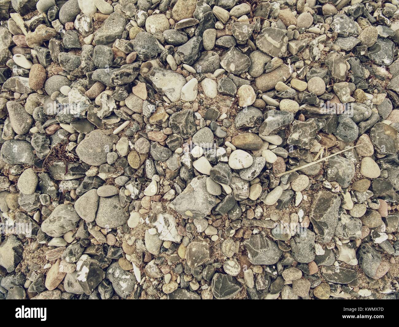 Pebble stones texture. Useful for design as natural background from sea ...