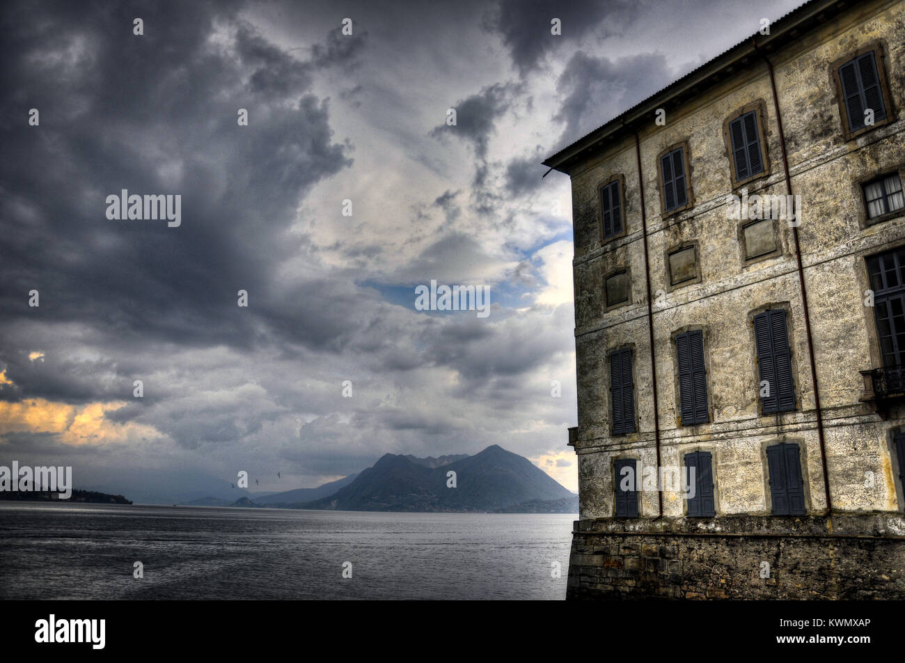 Building in Isola Bella Stock Photo - Alamy