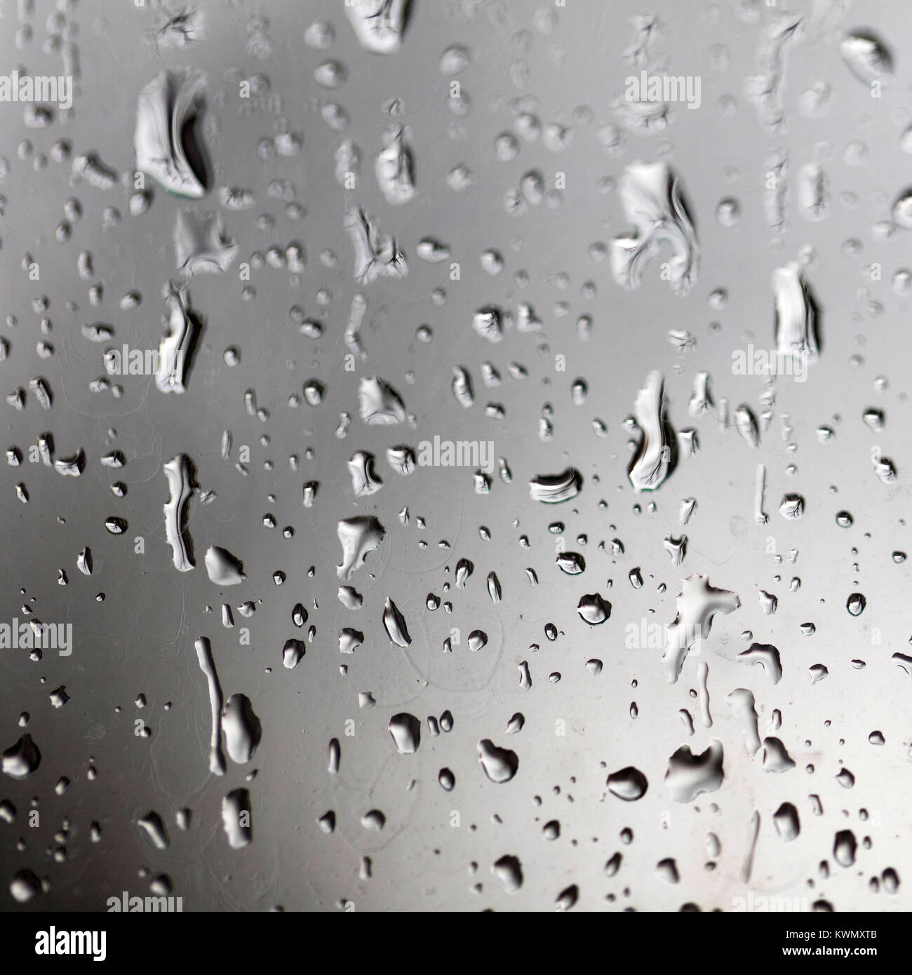Rain drops on a window. Bad weather concept Stock Photo - Alamy