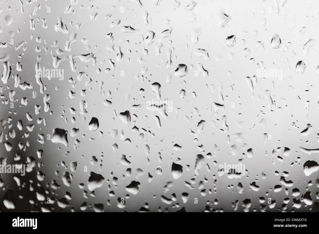 Rain drops on a window. Bad weather concept Stock Photo - Alamy