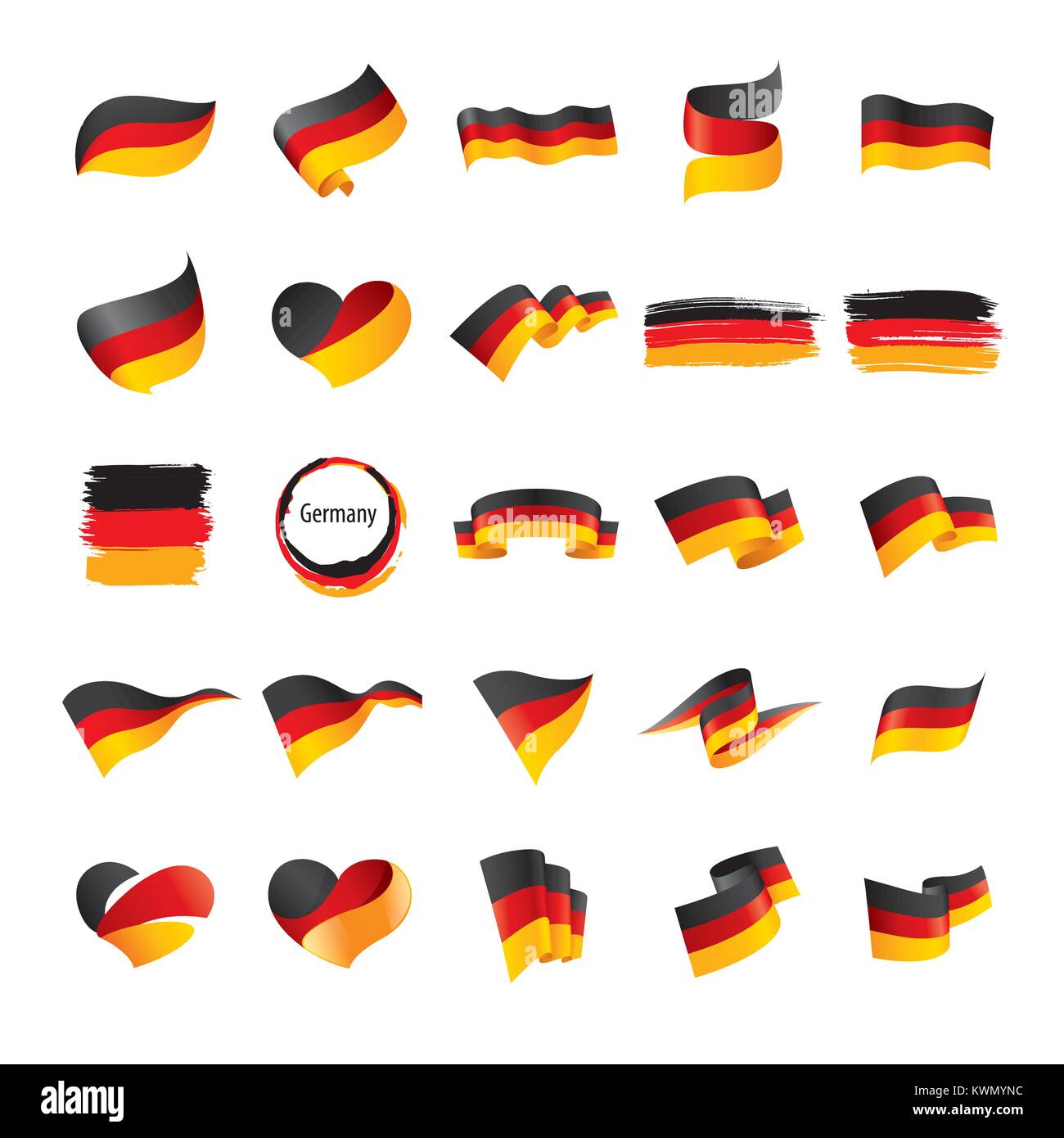 Germany flag, vector illustration Stock Vector Image & Art - Alamy