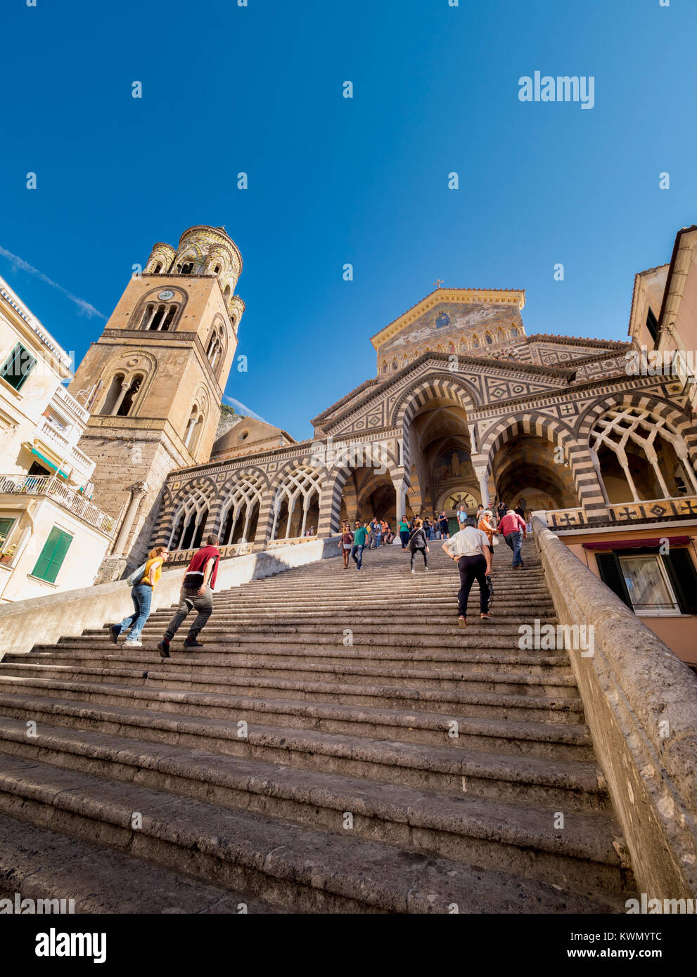 Amalfi cathedral steps hi-res stock photography and images - Alamy