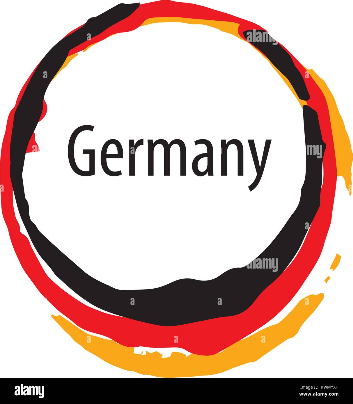 Waving german flag vector hi-res stock photography and images - Alamy