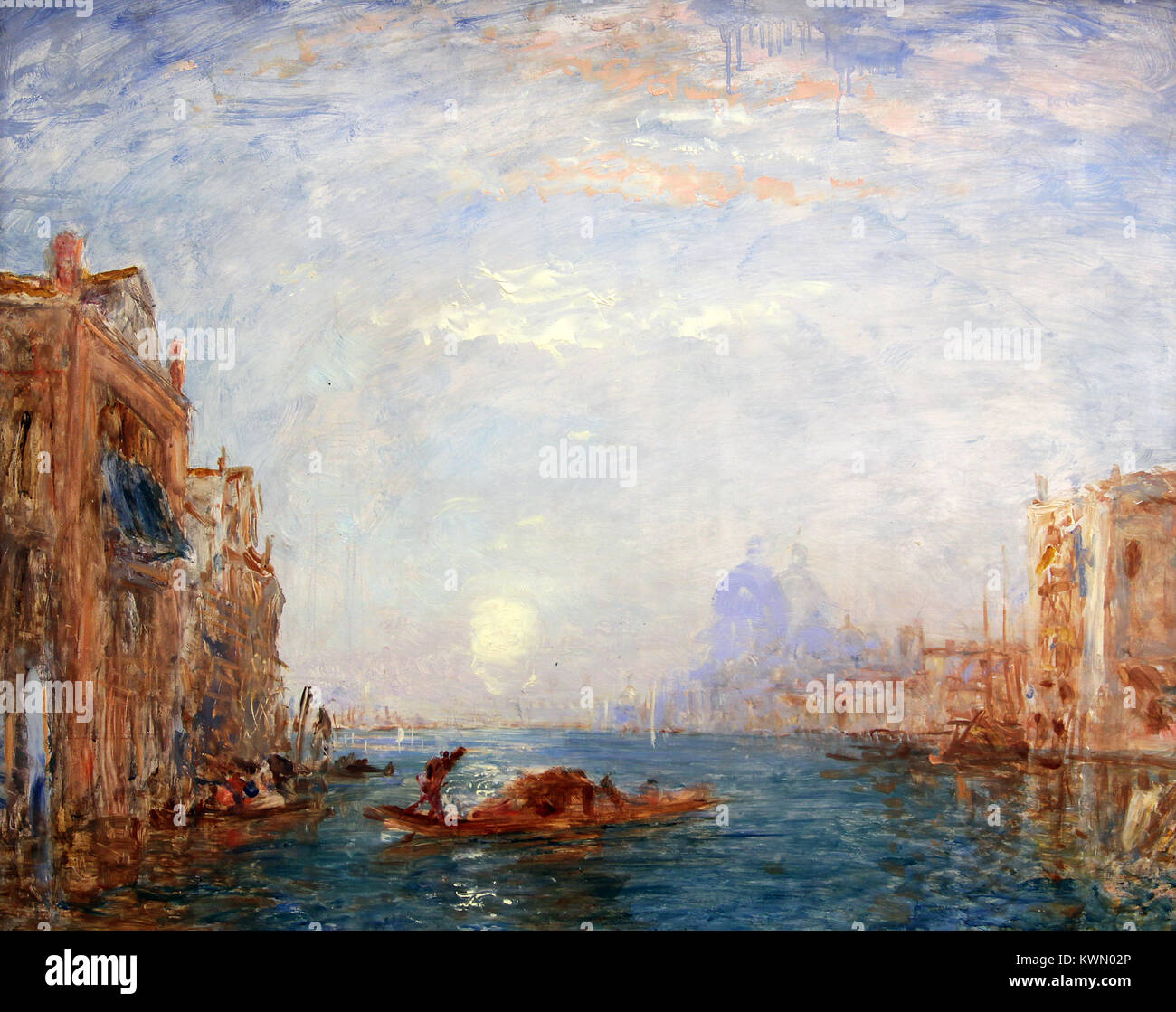 Ziem Peintre Venice Beach Félix Ziem | La Lagune, Venise (Late