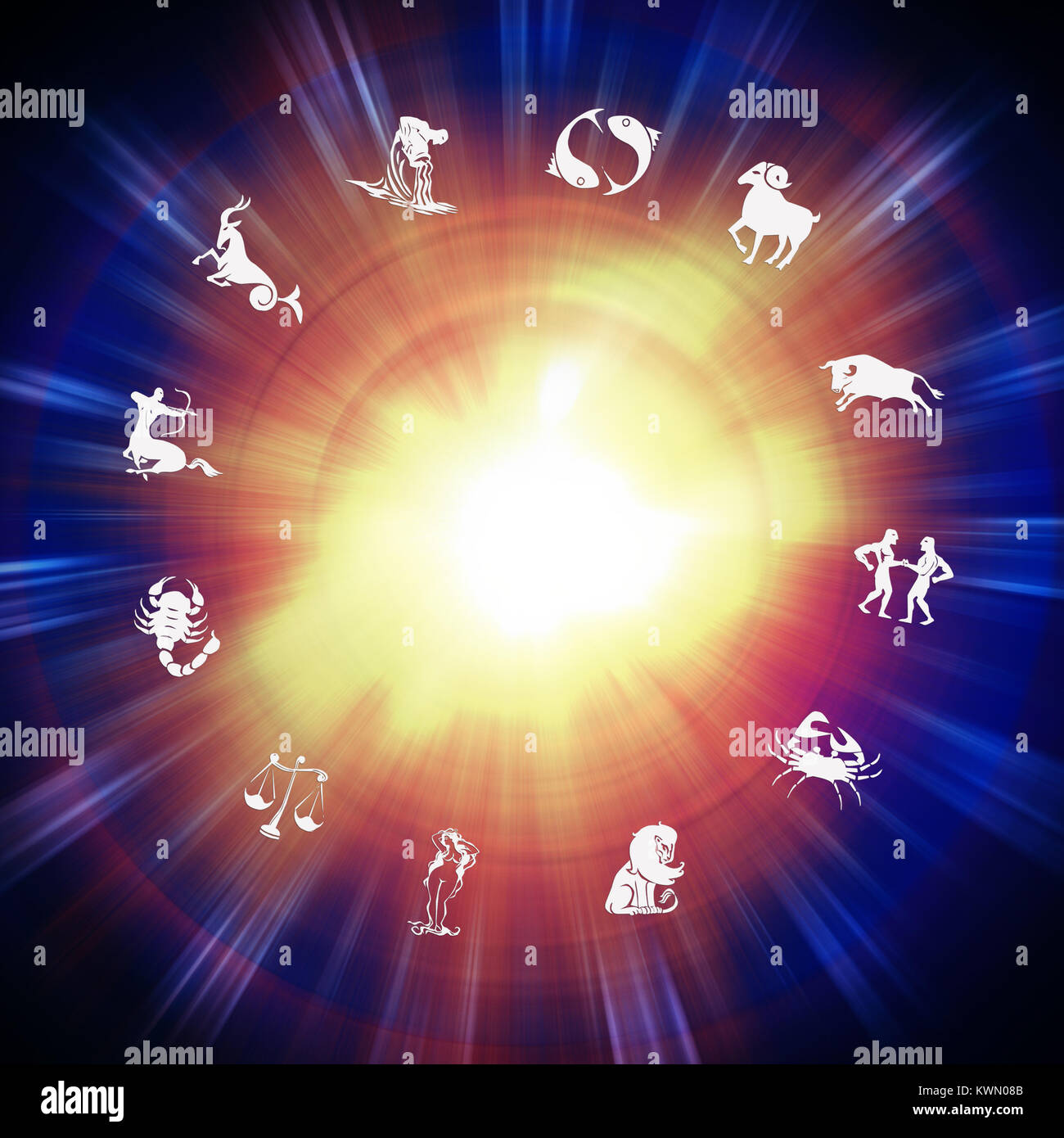 astrology, signs of the zodiac Stock Photo - Alamy