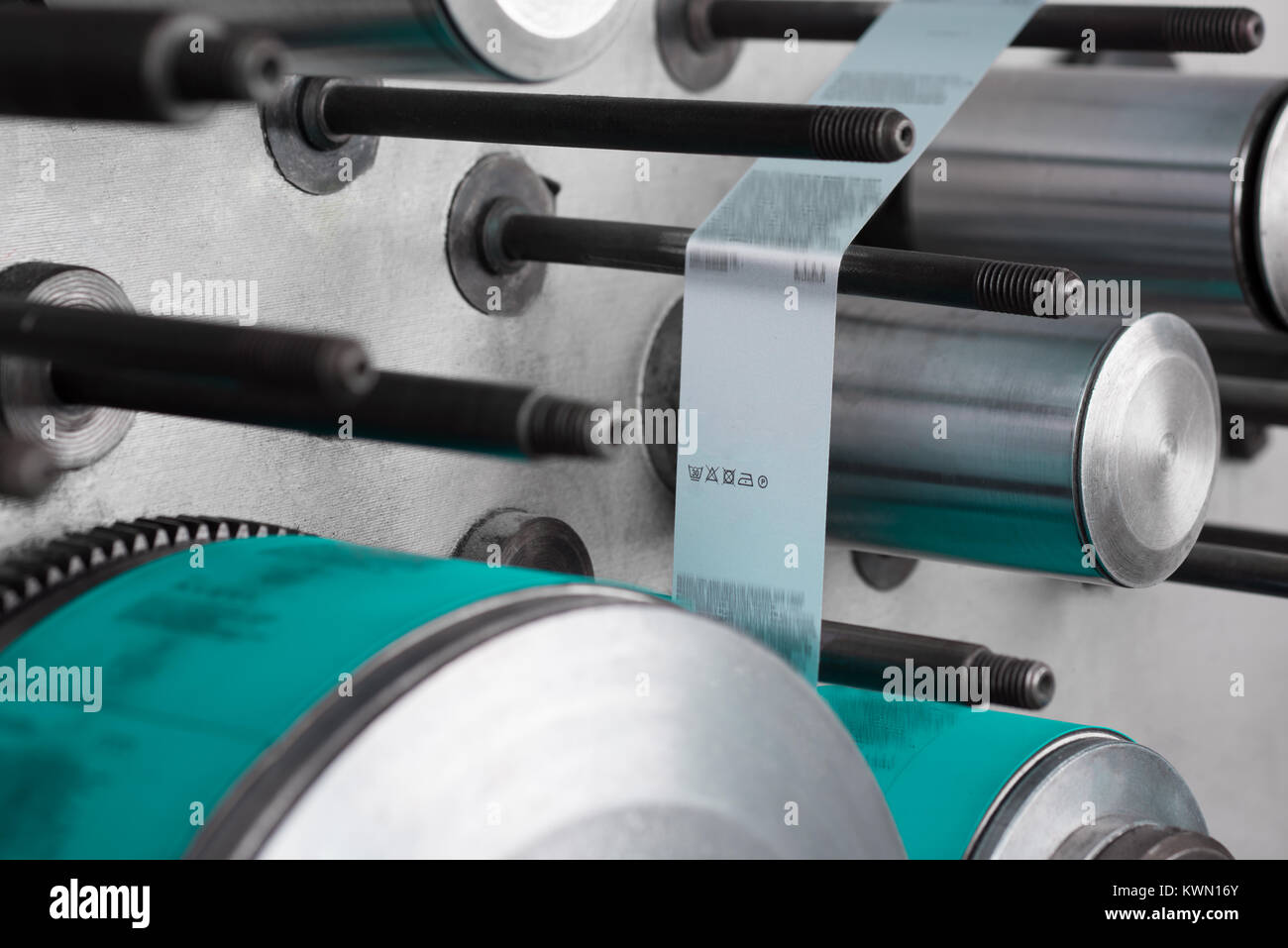 Label printing hi-res stock photography and images - Alamy