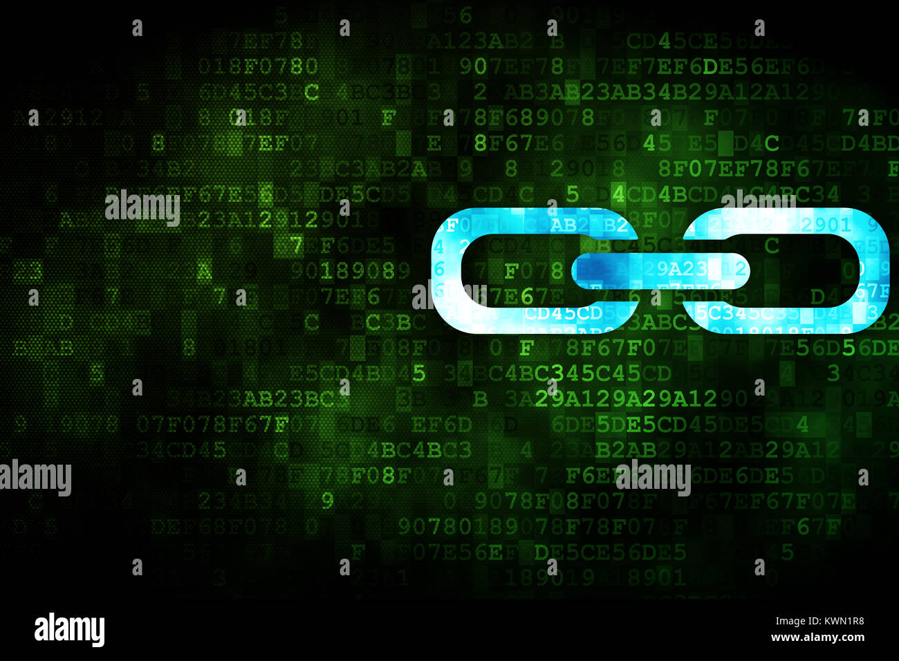 Web design concept: Link on digital background Stock Photo - Alamy
