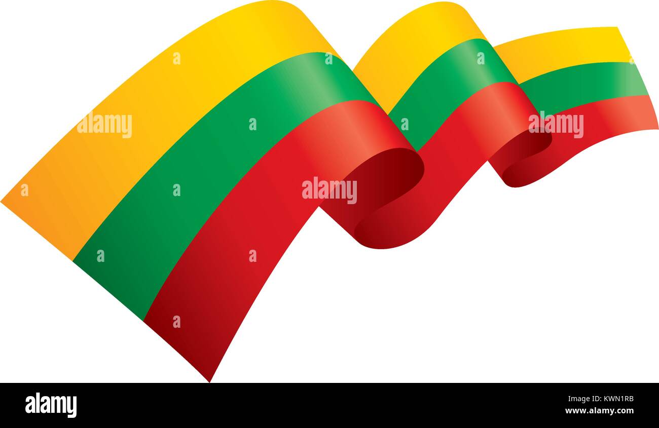 Lithuania flag, vector illustration Stock Vector Image & Art - Alamy