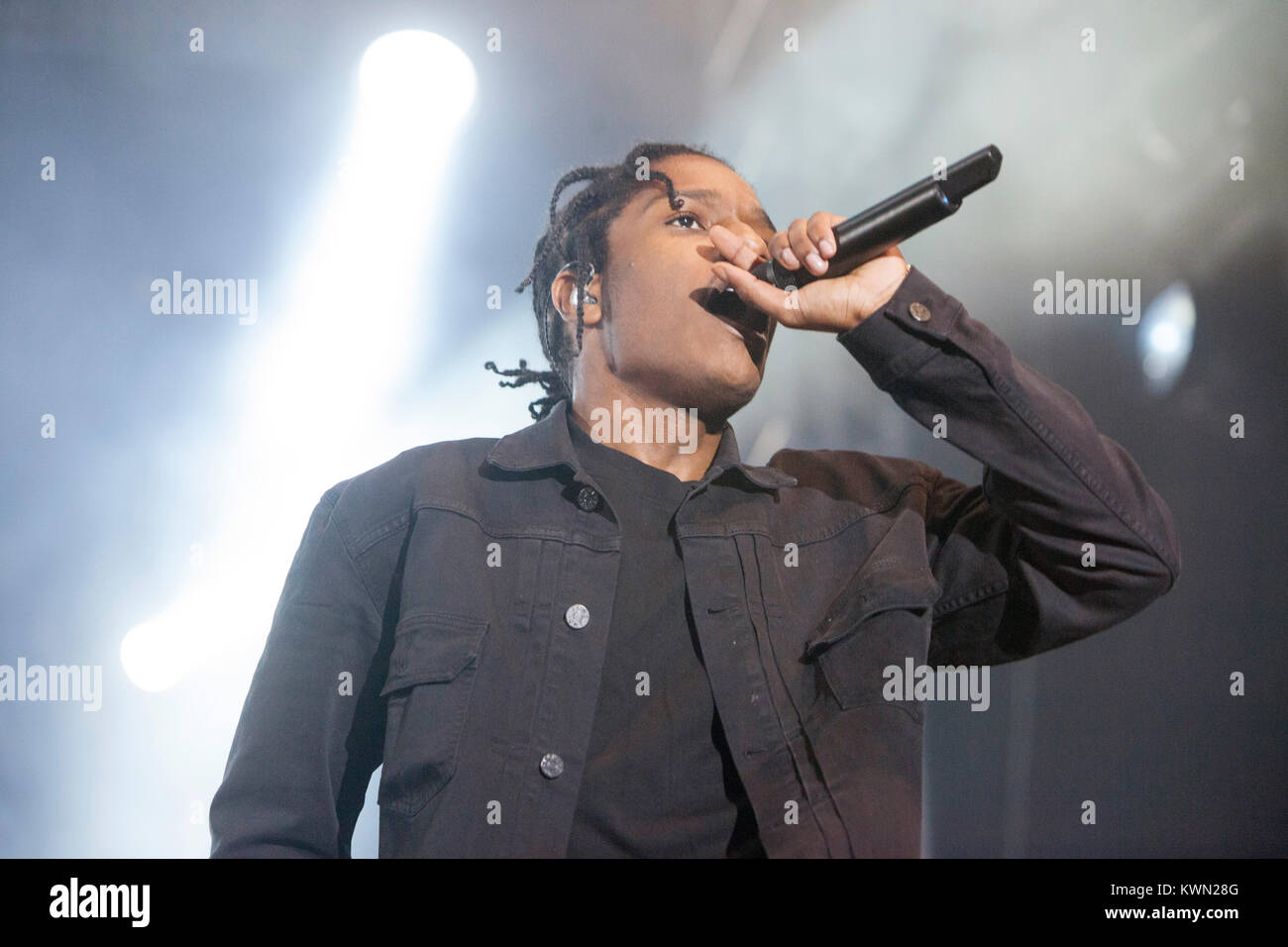 Asap rocky on stage hi-res stock photography and images - Alamy