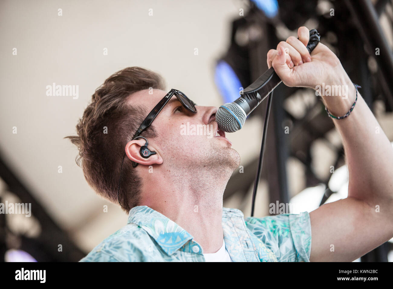 The English rock band Blitz Kids performs a live concert at the Summer ...
