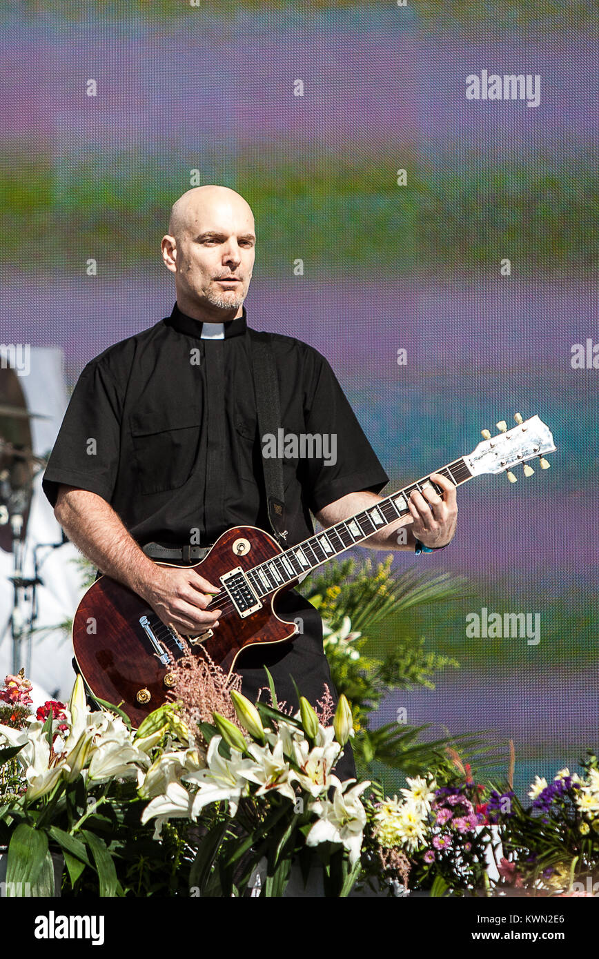 The American rock band Faith No More performs a live concert at the ...