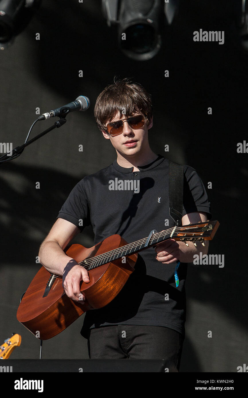 The English singer-songwriter and musician Jake Bugg performs a live ...