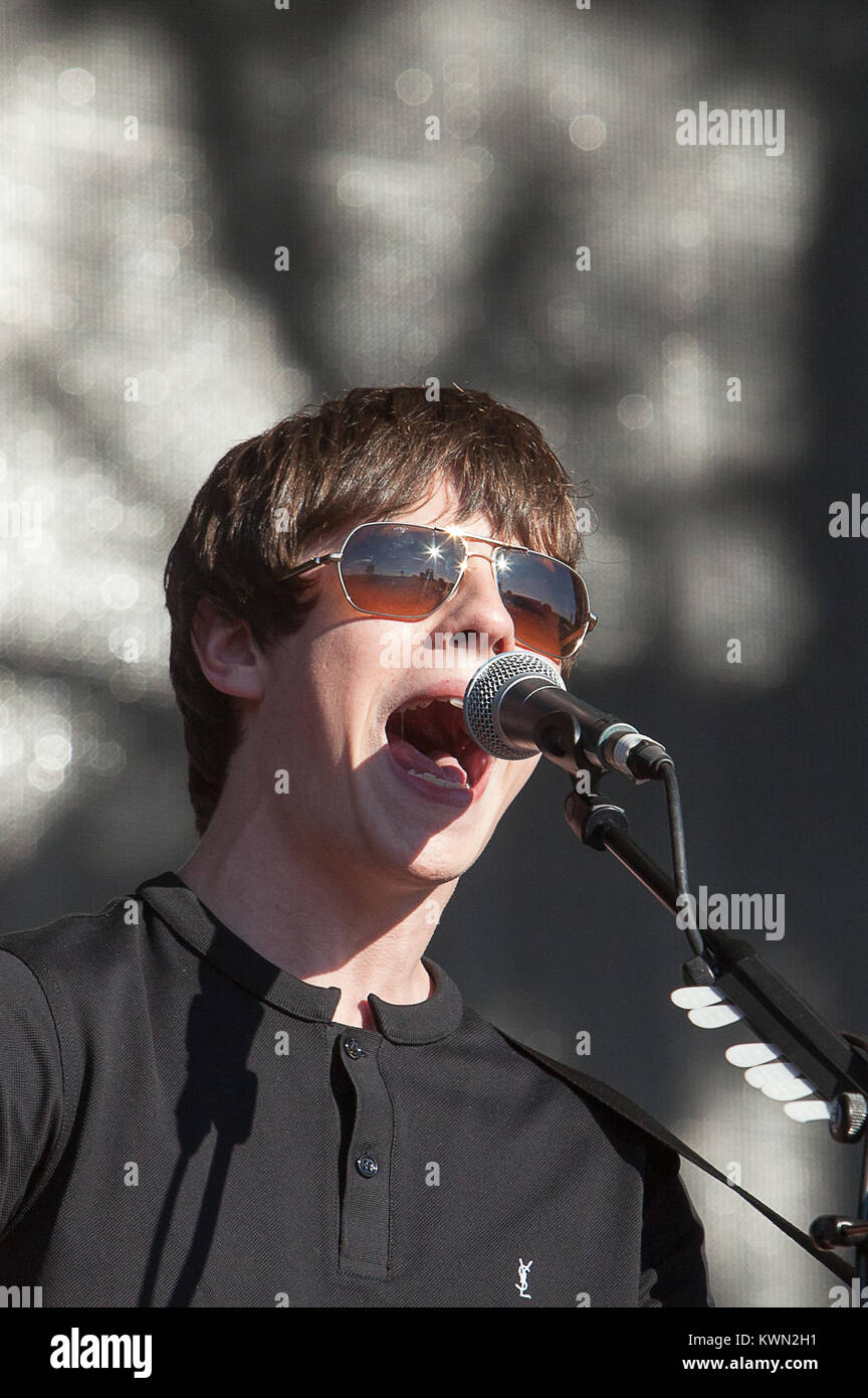 The English singer-songwriter and musician Jake Bugg performs a live ...