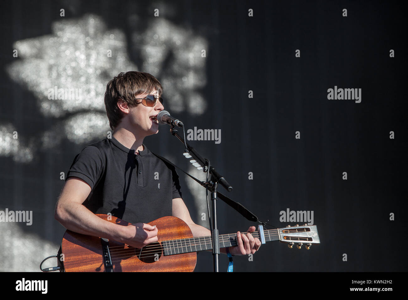 The English singer-songwriter and musician Jake Bugg performs a live ...