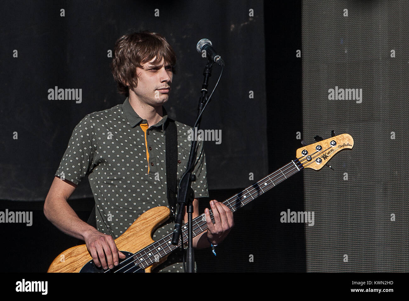 The English singer-songwriter and musician Jake Bugg performs a live ...