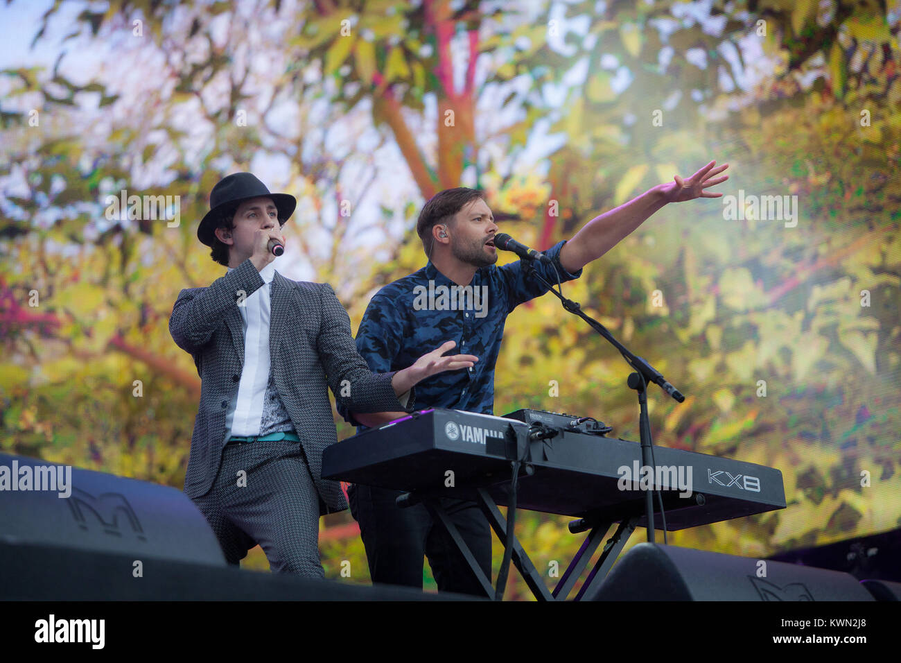 The British rock band Maxïmo Park performs a live concert at the main ...