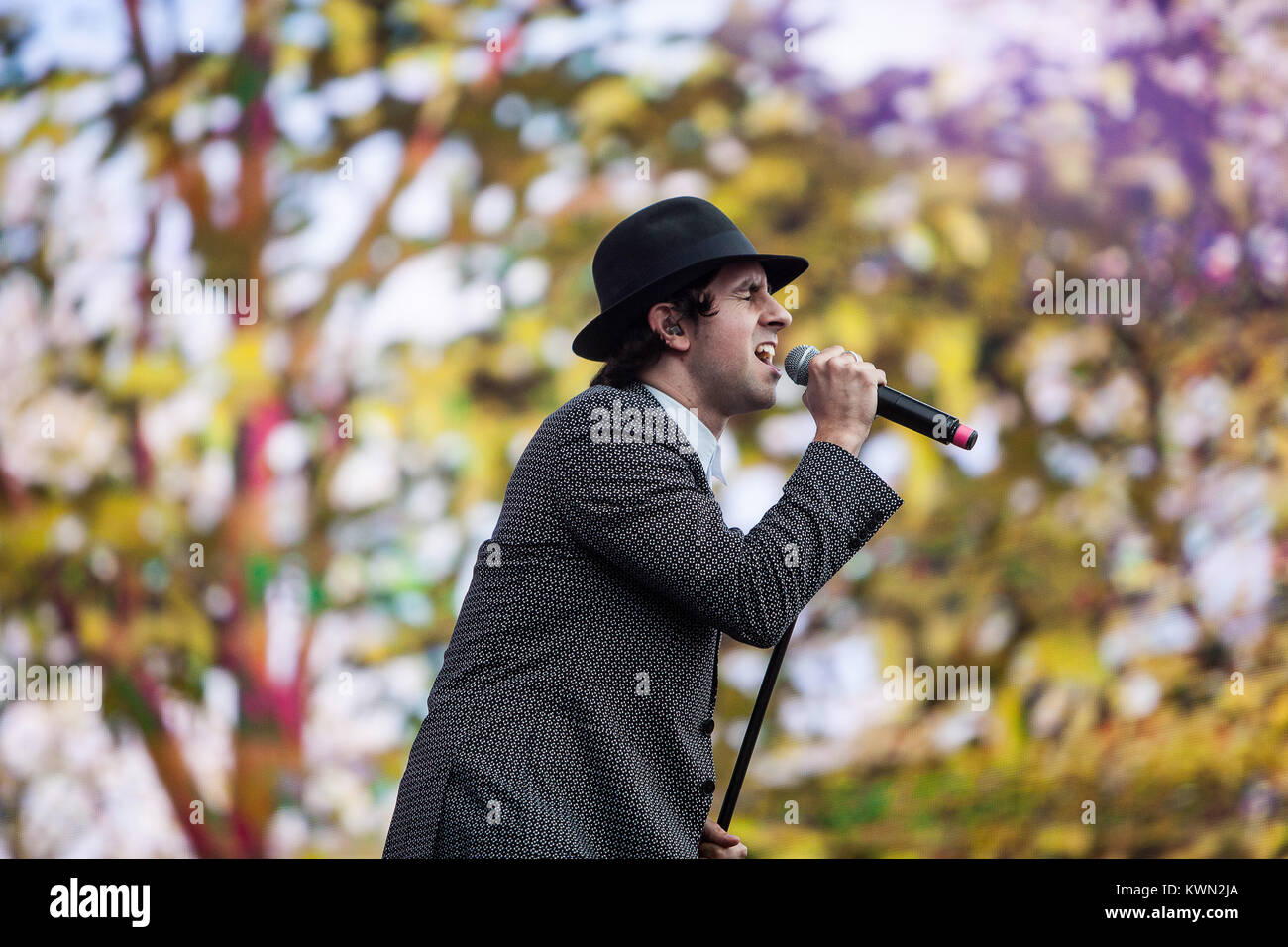 The British rock band Maxïmo Park performs a live concert at the main ...