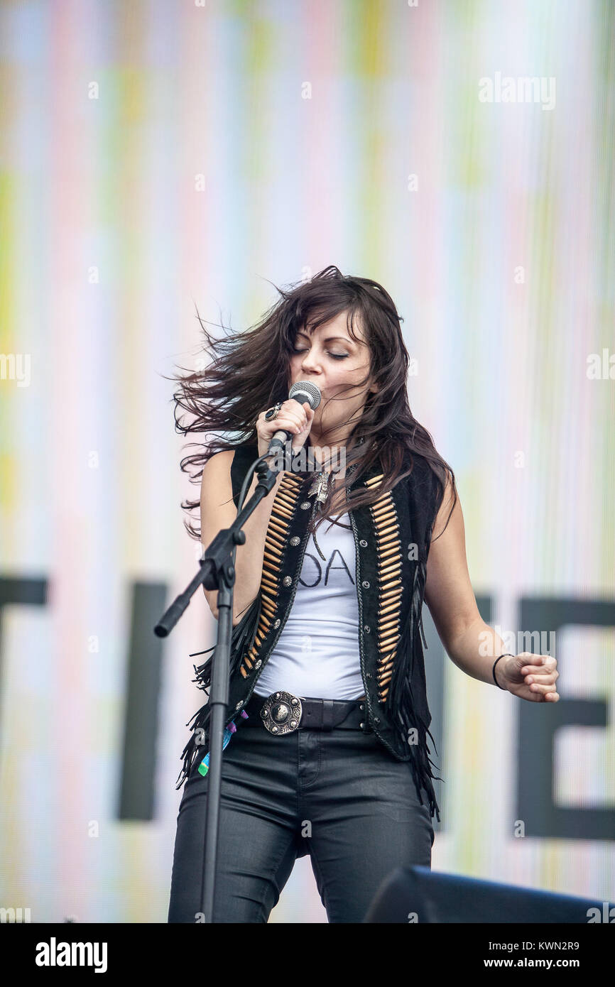 The American rock band The Last Internationale performs a live concert ...