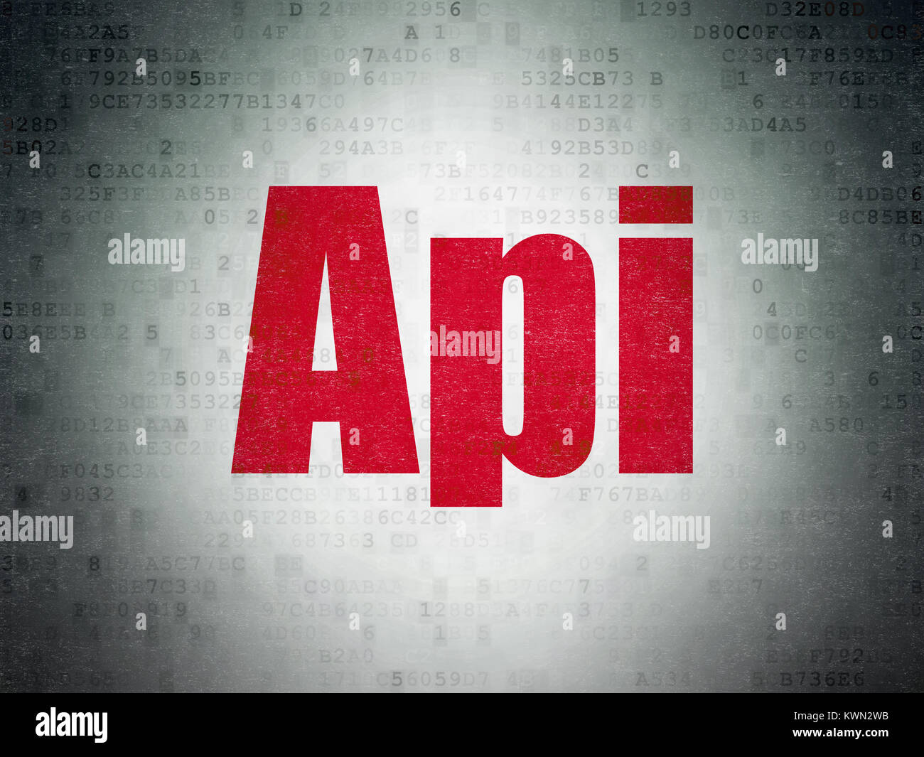 Programming concept: Api on Digital Data Paper background Stock Photo ...