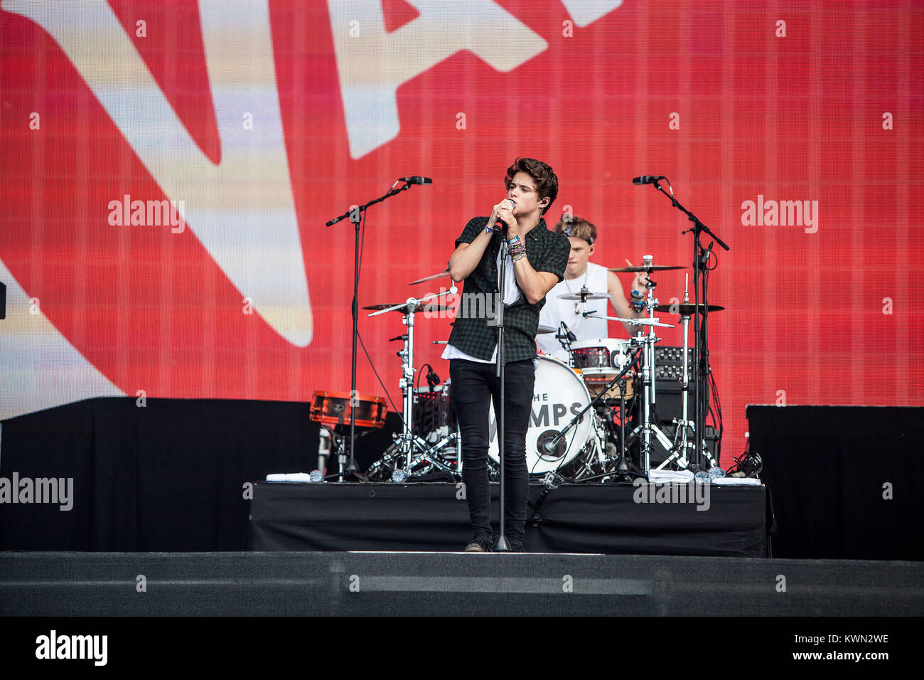 The British pop band The Vamps performs a live concert at the main ...