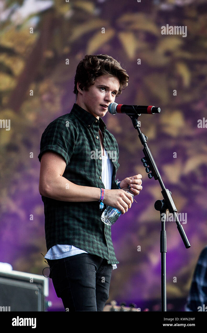 The British pop band The Vamps performs a live concert at the main ...