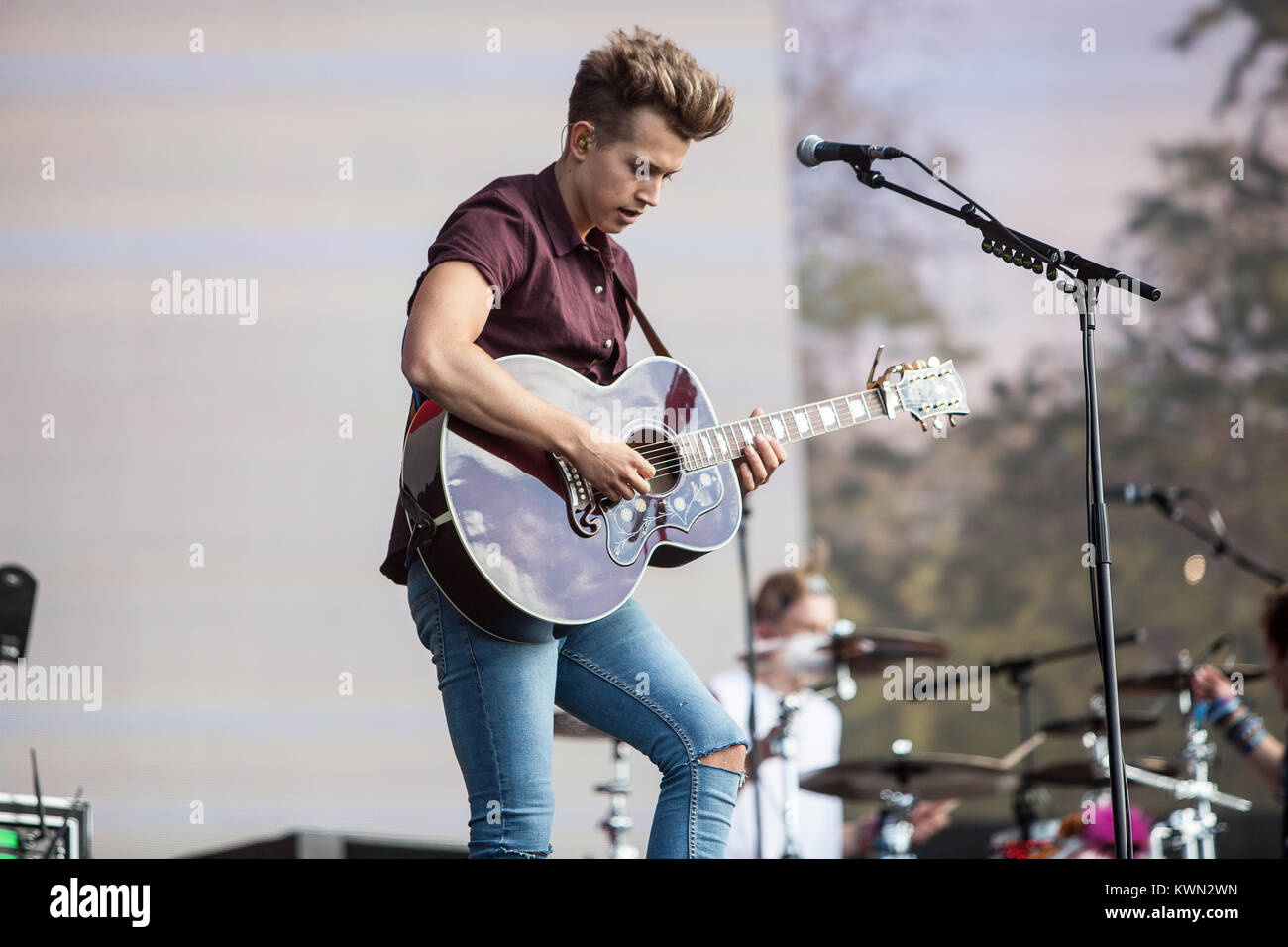 The British pop band The Vamps performs a live concert at the main ...