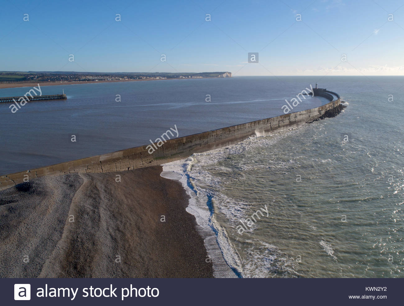 Breakwater And Aerial Stock Photos & Breakwater And Aerial Stock Images ...