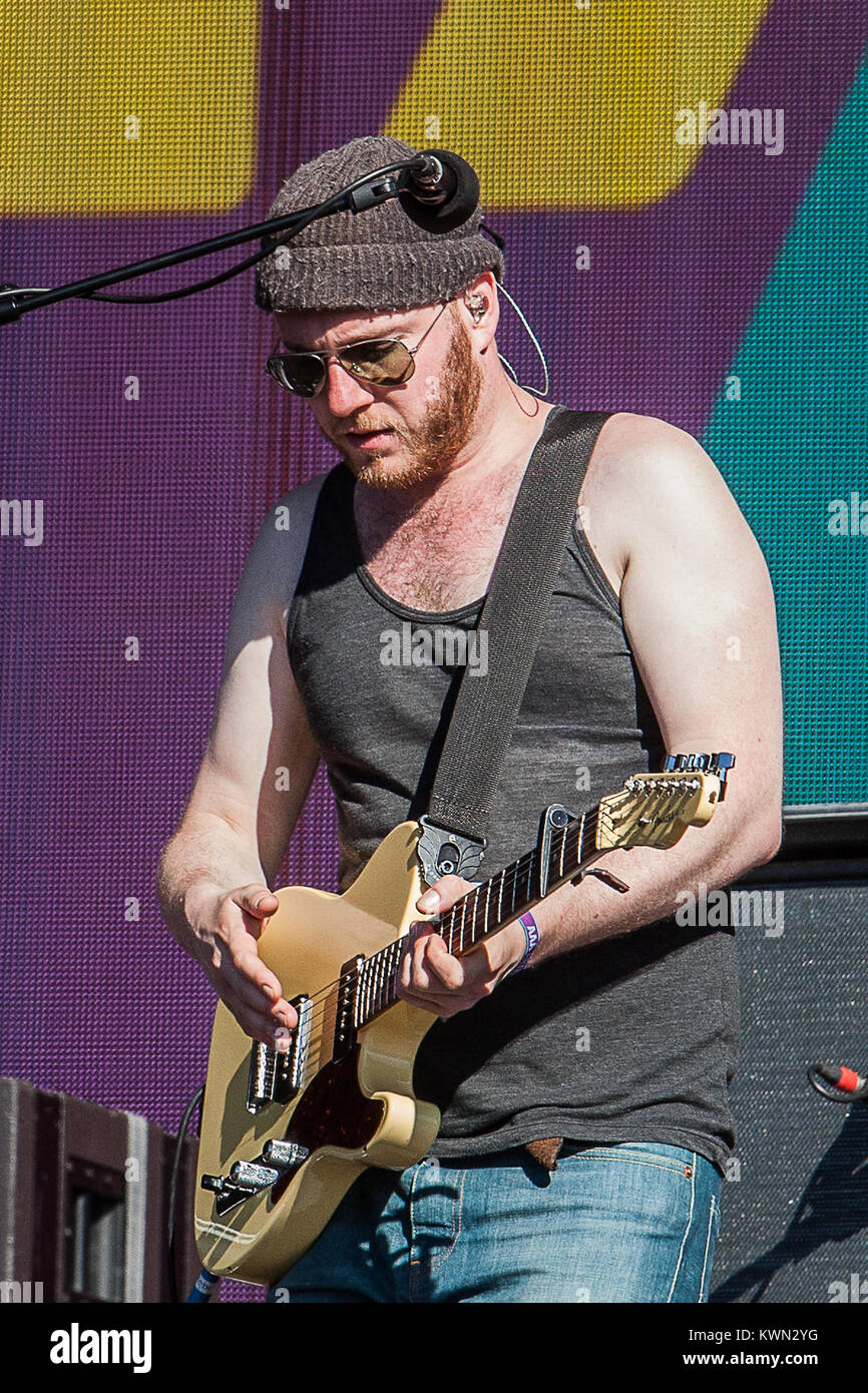 The English indie rock band Wild Beasts performs a live concert at the ...