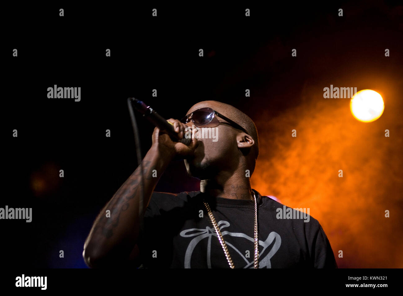 The American hip hop duo Clipse performs a live concert at Pumpehuset ...