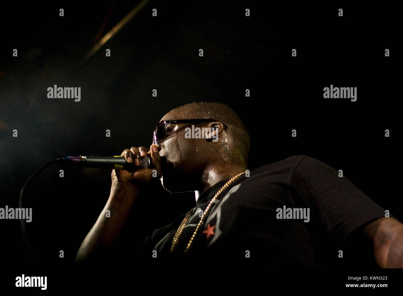 The American hip hop duo Clipse performs a live concert at Pumpehuset ...