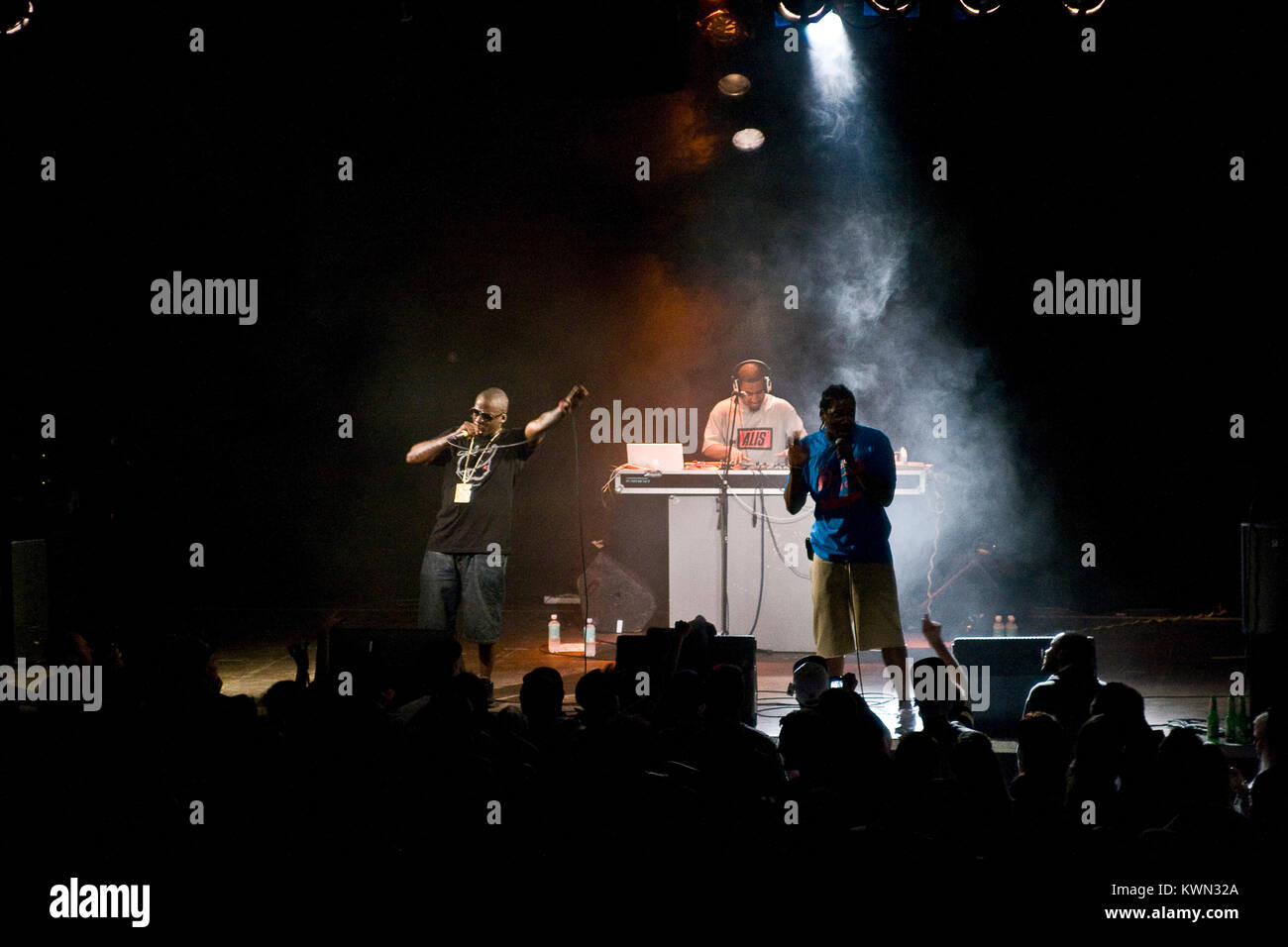 The American hip hop duo Clipse performs a live concert at Pumpehuset ...