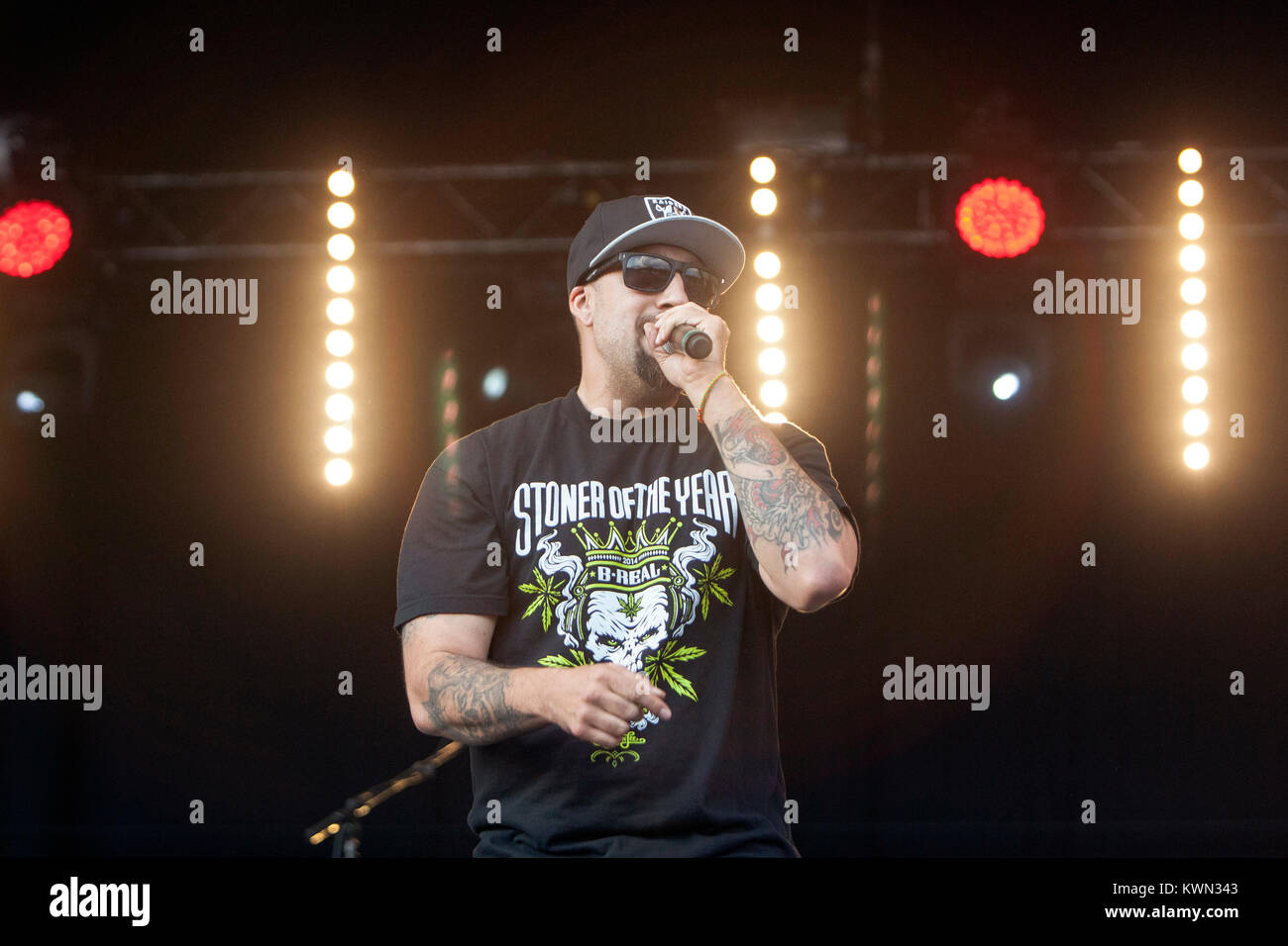 The American hip hop group Cypress Hill performs a live concert at the ...