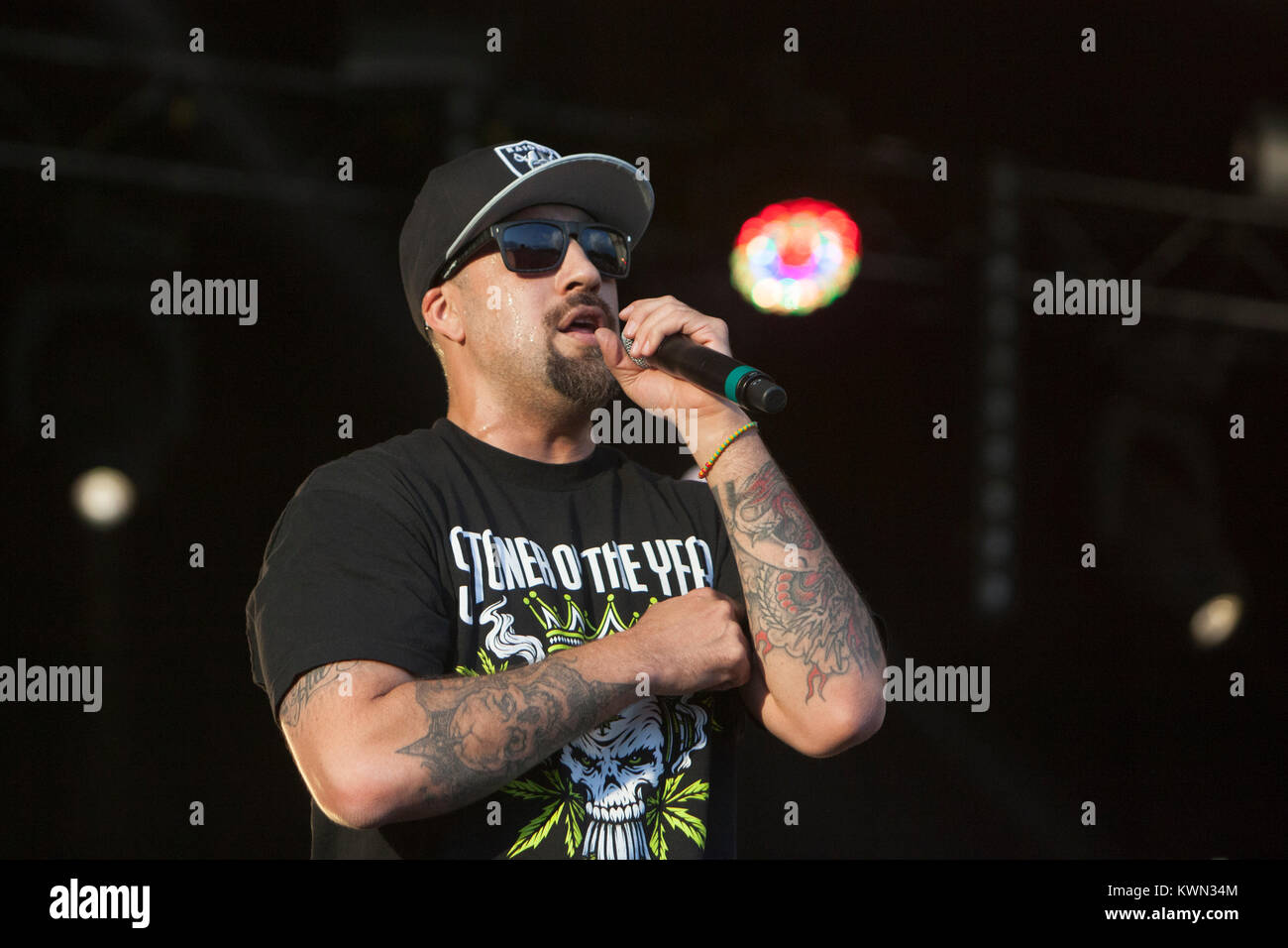 The American hip hop group Cypress Hill performs a live concert at the ...