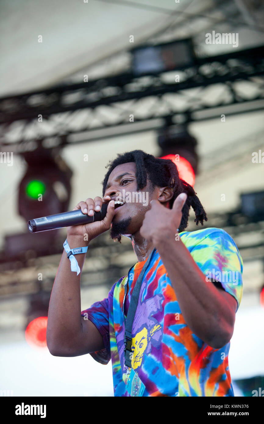 The American rapper Denzel Curry performs a live concert at the German ...