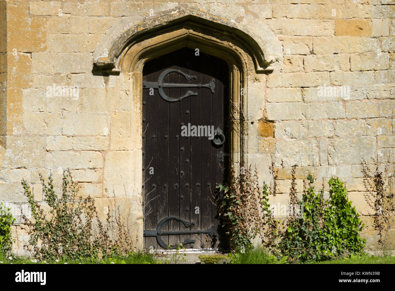 A 12th century priest's door, St. Lawrence's Church, Mickleton ...