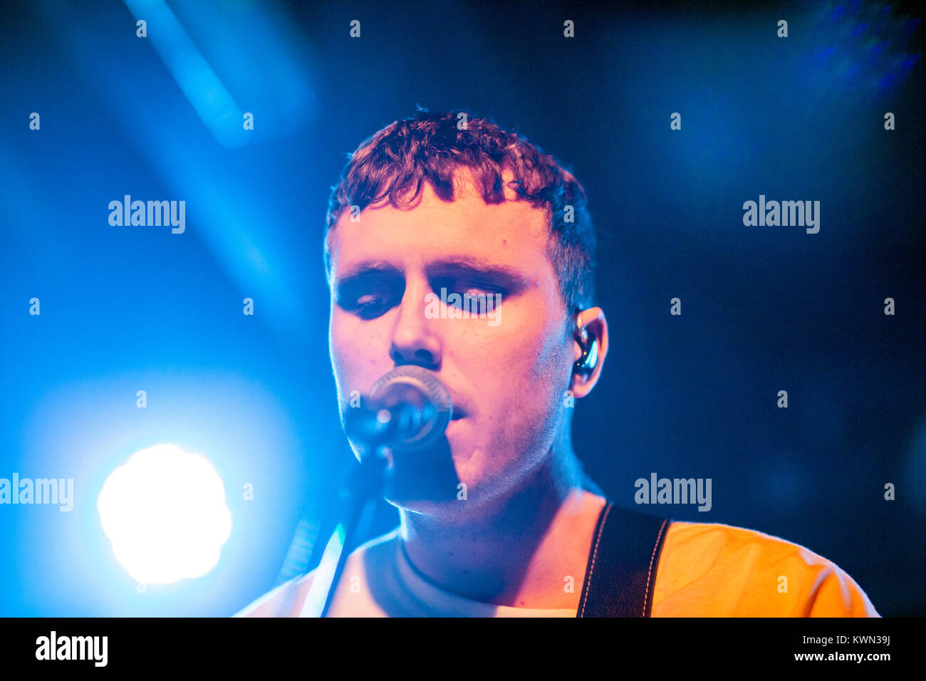 The Norwegian singer, songwriter and musician Gundelach performs a live ...