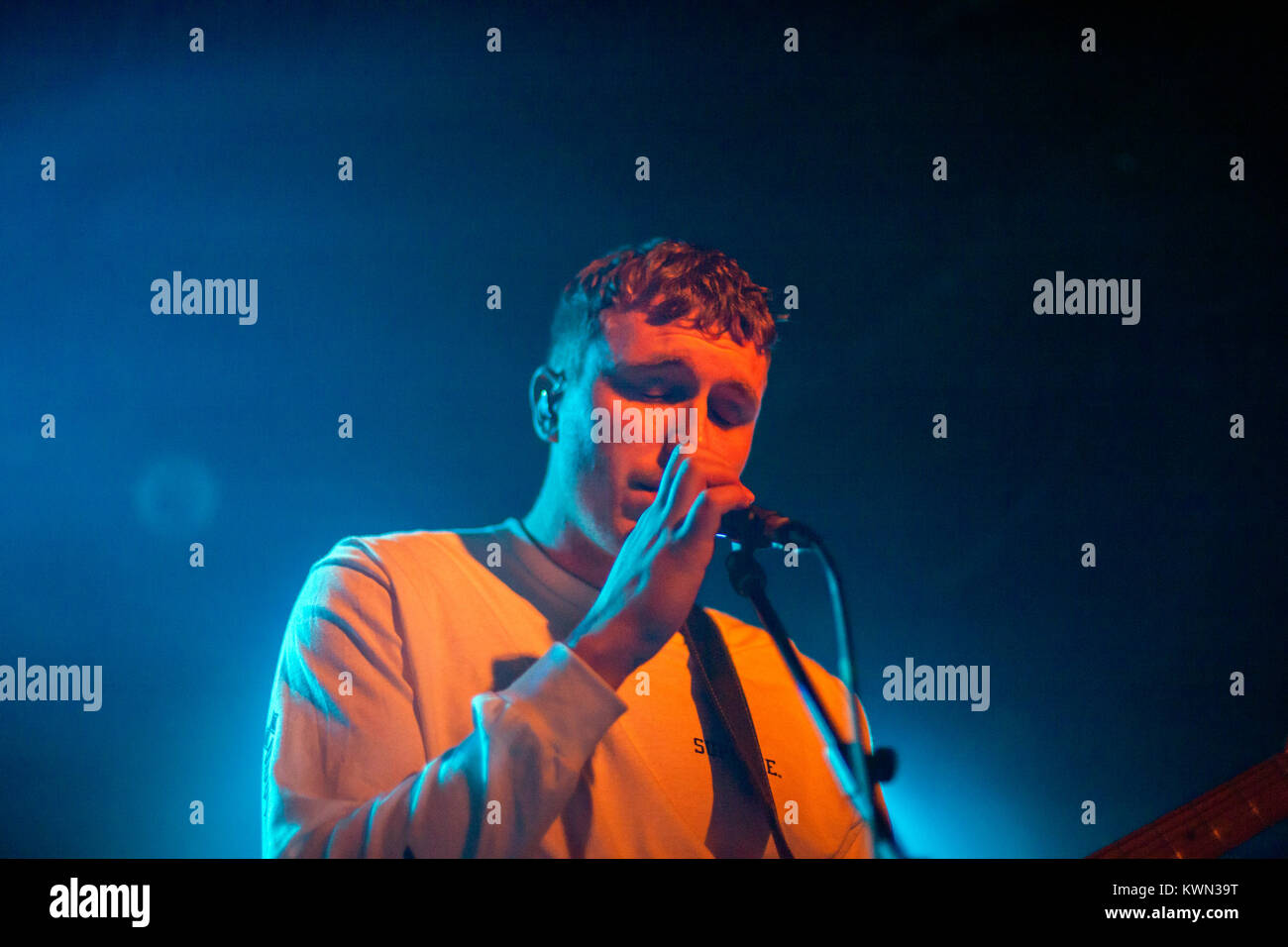 The Norwegian singer, songwriter and musician Gundelach performs a live ...