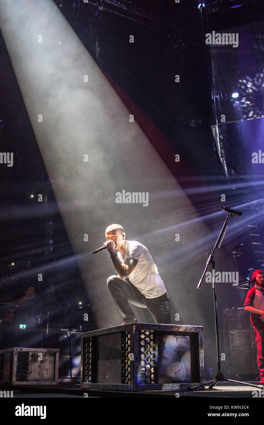 The American rock band Linkin Park performs a live concert at the O2 ...