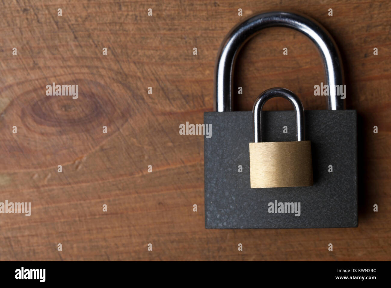Padlock background. Security and safety concept Stock Photo - Alamy